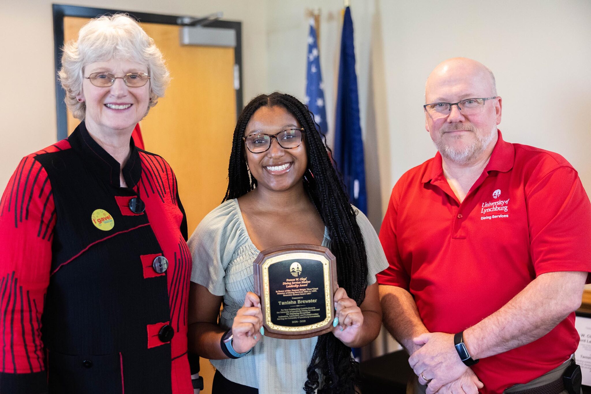 ‘Awesome’ employee honored by dining services | University of Lynchburg
