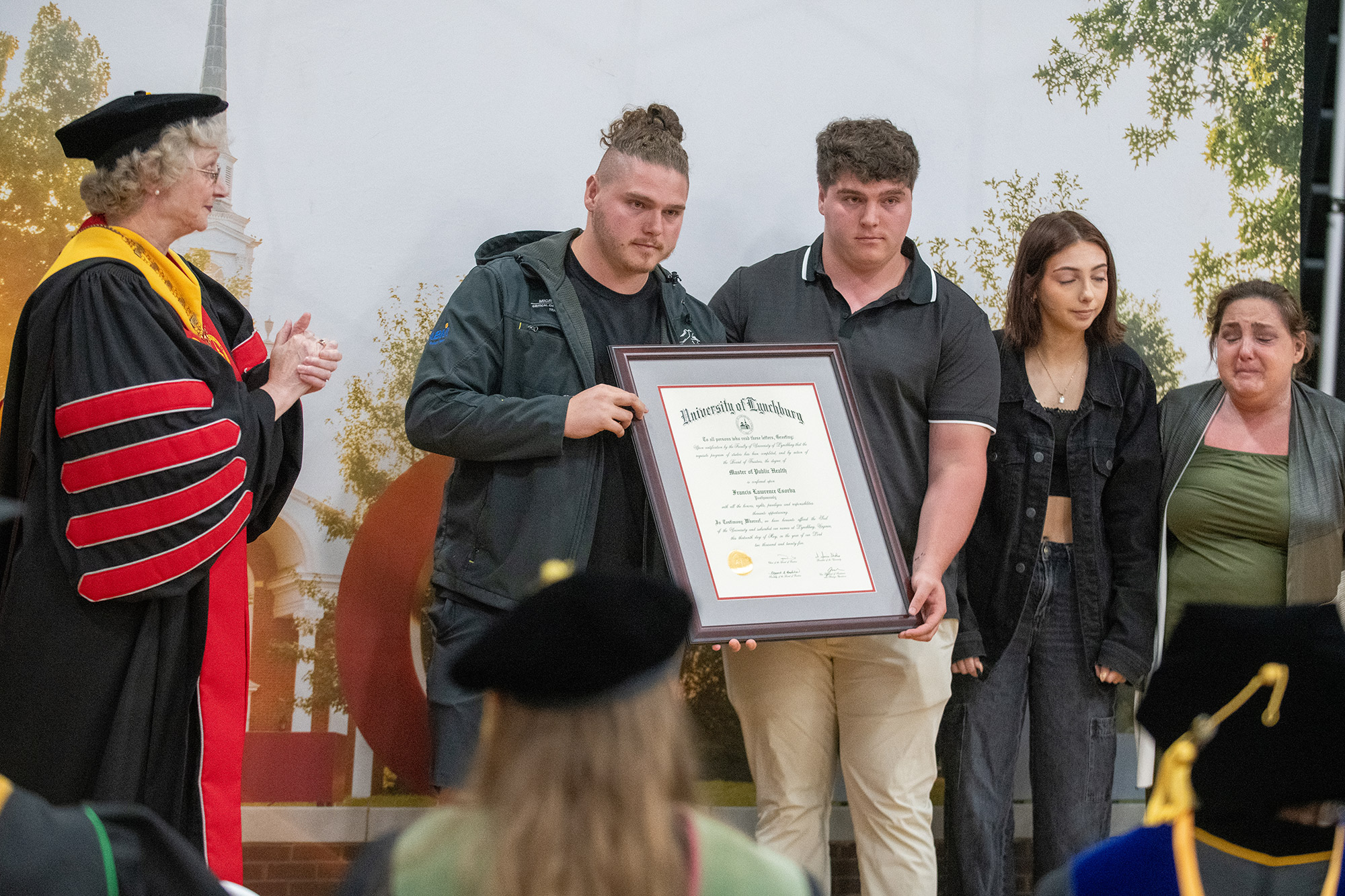 University of Lynchburg honors late student with presentation of ...